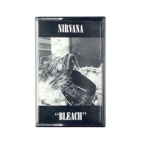 Nirvana Bleach Cassette Tape Flying Out