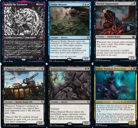 Custom Commander Deck Slugs And Slime Counters Toxrill Mtg Edh 100 Cards Etsy