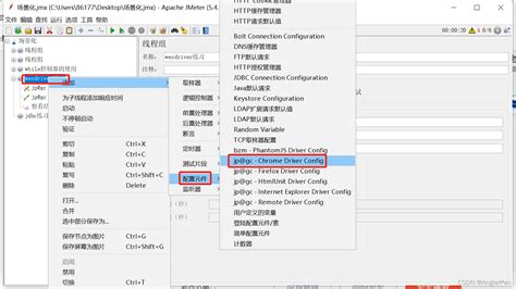 jmeter之webdriver 一 执行后没有运行sampler怎么办？ jmeter 中webdiver sample script
