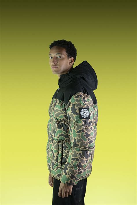 Mass Dnm Kurtka Zimowa Jacket Empire Hoody Kamufla Mass Denim