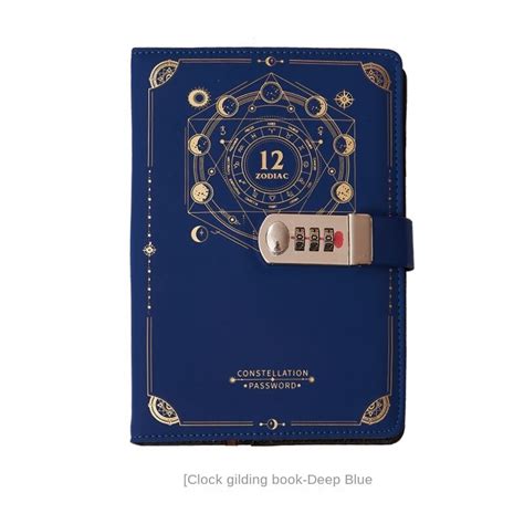 Cosmic Planet Code Book With Lock Diary Retro Note Grandado