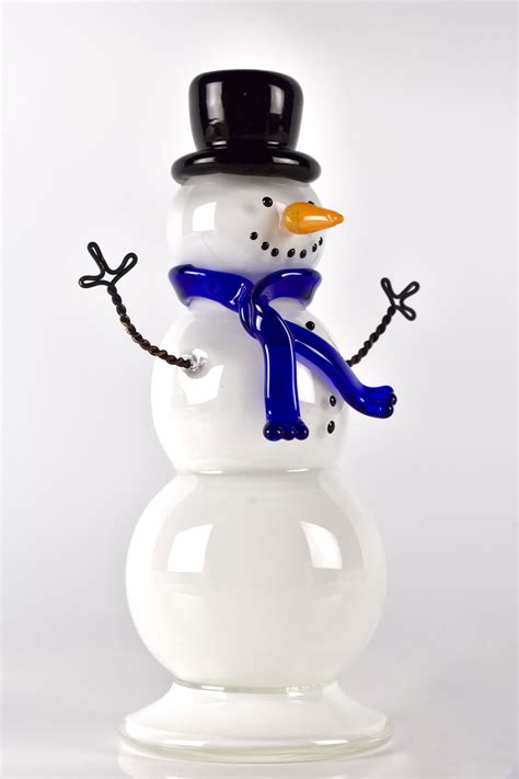 Snow People By Bay Blown Glass Art Glass Sculpture Artful Home