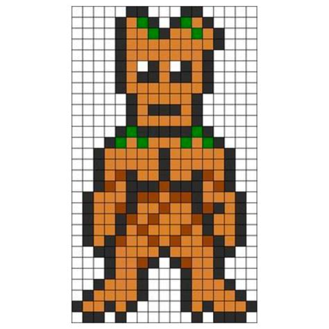 Pixel Art Groot Pixel Art
