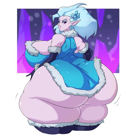 Rule 34 1girls 2021 Ass Blue Hair Breasts Curvaceous Curvy Elf Elf