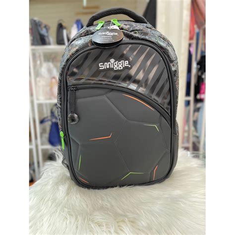 Jual PROMO TERBATAS Tas Ransel Anak Smiggle Soccer Black Backpack