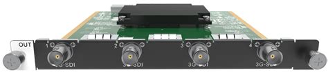 H Output Card G SDI Intaled
