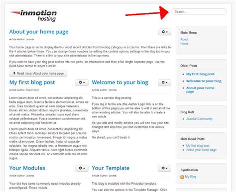 How To Move A Module S Position In Joomla InMotion Hosting
