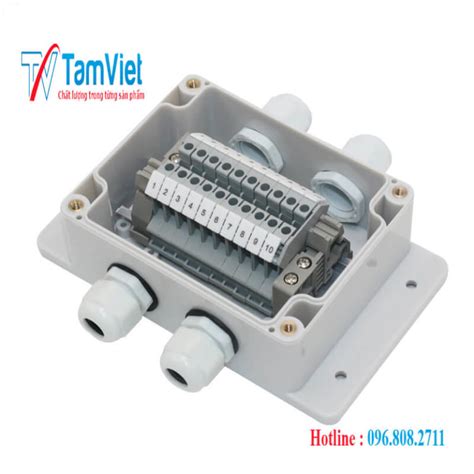 Hộp Nối điện 200x120x75mm Chống Nước Ip65 Có Tai Ổ Phích Cắm Công