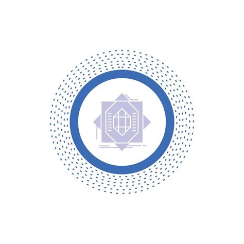 Abstract Core Fabrication Formation Forming Glyph Icon Vector