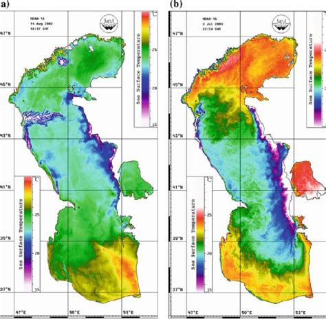 Pdf Comprehensive Satellite Monitoring Of Caspian Sea Conditions