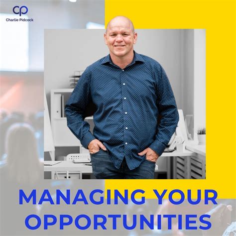 Charlie Pidcock On Linkedin Managing Your Opportunities This Course