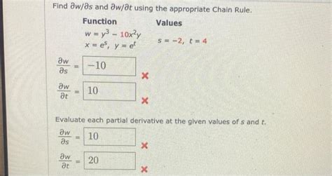 Solved Find Aw As And Aw At Using The Appropriate Chain Chegg Com