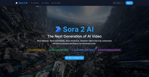 Sora 2 Ai Advanced Ai Video Generator With Realistic Physics Creati Ai