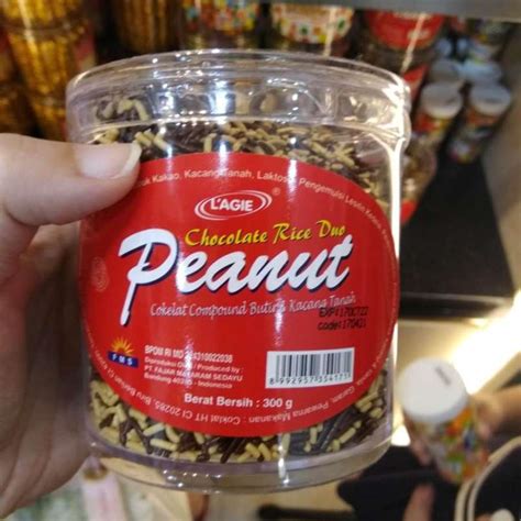 Jual Peanut Chocolate Rice Duo Lagie Compound Kacang Tanah Jajanan