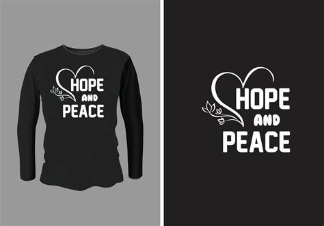 Peace Typography T Shirt Design With Vector 15513057 Vector Art At Vecteezy