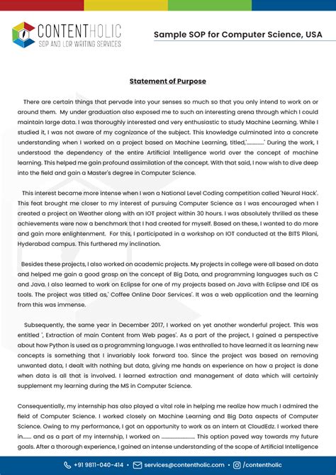 Sop Samples For Courses With Different Formats Guidelines And Examples