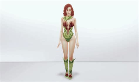 Character Poison Ivy From Injustice 2 New Mesh 4 Variants Of The