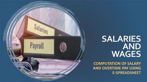 Salaries And Wages Computation In The Philippinespdf