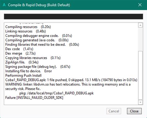 Error After Compiling Debug B X Programming Forum