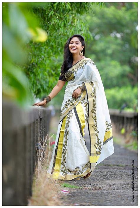 Shritha Sivadas In Kerala Saree South Indian Actress Kerala Saree