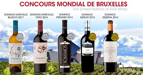 Medallas En El Concurso Mundial De Bruselas 2018 Bodega SOMMOS