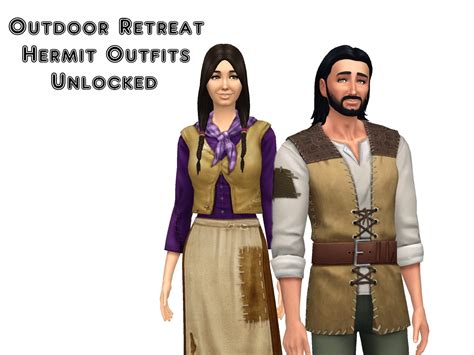 Mod The Sims Hermit Outfit Unlockers