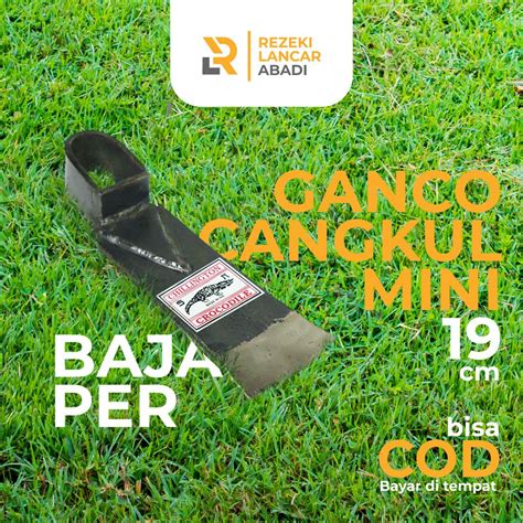 Jual Ganco Tanah Asli Per Baja 19 Cm Cangkul Kecil Baja Tebal Ganco
