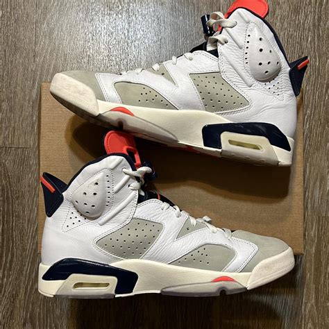 Jordan Retro 6 Tinker Size 10 Mens No Box Jordan Depop