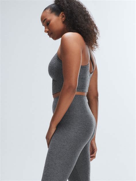 Supple Flex Shelf Bra Tank In Grey Savage X Fenty