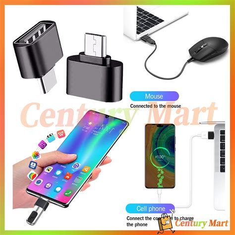 Jual Pcs Otg Micro Usb Konektor Usb Smart Non Kabel Robot Mini V Konektor Otg Mini Persegi