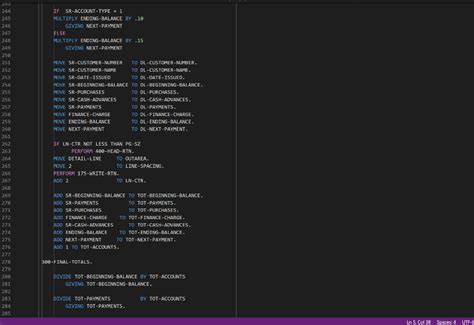 Solved Please Check My Cobol Project I Have Finished Typing