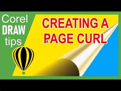 Creating Page Curl In CorelDraw YouTube