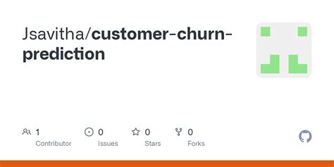github jsavitha customer churn prediction