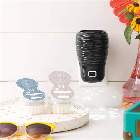 Black Spin Wall Fan Scentsy Diffuser With Light Scentsy Scentsy Diffuser Wall Fan