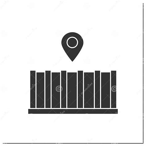 Container Glyph Icom Stock Vector Illustration Of Courier 257181943