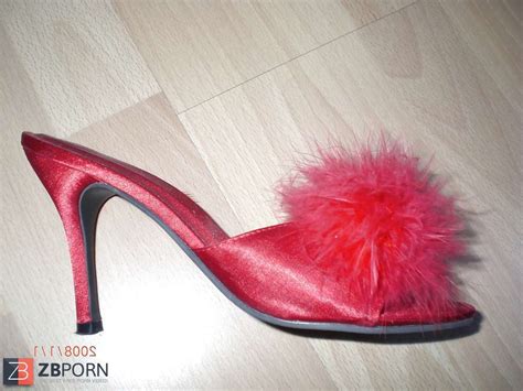 Super Hot Feather Mules Zb Porn