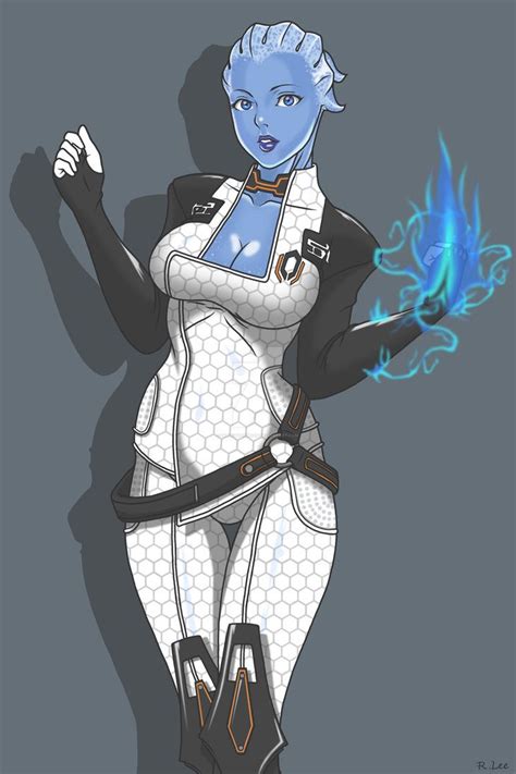 An Oc Asari A Race From The Mass Effect Game Series Mass Effect Art