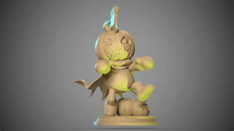 Pumpkinmon Digimon 3d Model 3d Printable Cgtrader