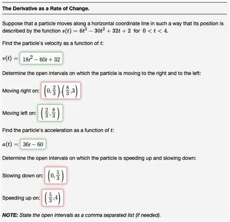 Solved The Derivative As A Rate Of Change Suppose That A Chegg