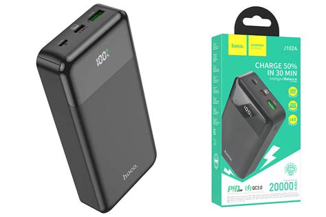 Универсальный дополнительный аккумулятор Power Bank HOCO J102A PD20W ...