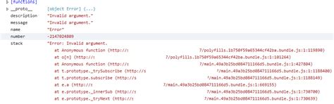Javascript Invalid Argument When Running Angular 5 App On Ie11