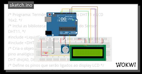 Termômetro Digital Wokwi Esp32 Stm32 Arduino Simulator