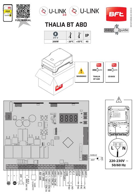 BFT THALIA BT A80 MANUAL Pdf Download | ManualsLib