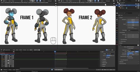 Create A Character Turnaround Sheet In Blender With Grease Pencil Cg
