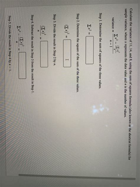 Solved Calculate The Variance Of And Using The Chegg