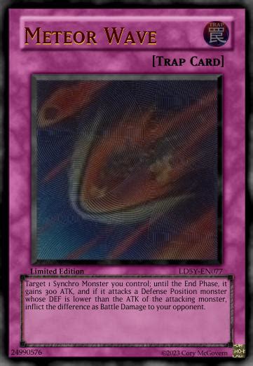 Meteor Wave Cardcustom Yu Gi Oh Custom Think Tank Wiki Fandom