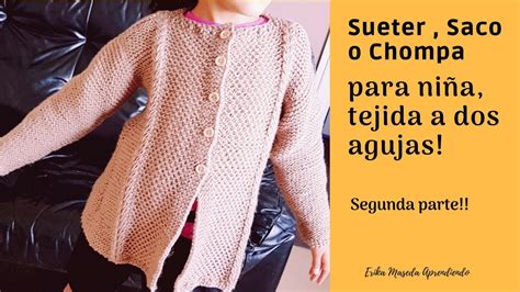 Aprende paso a paso a tejer abrigos para niñas con dos agujas reflexivo