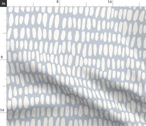 M Size Stacked Dashes Neutral Gray Fabric Spoonflower
