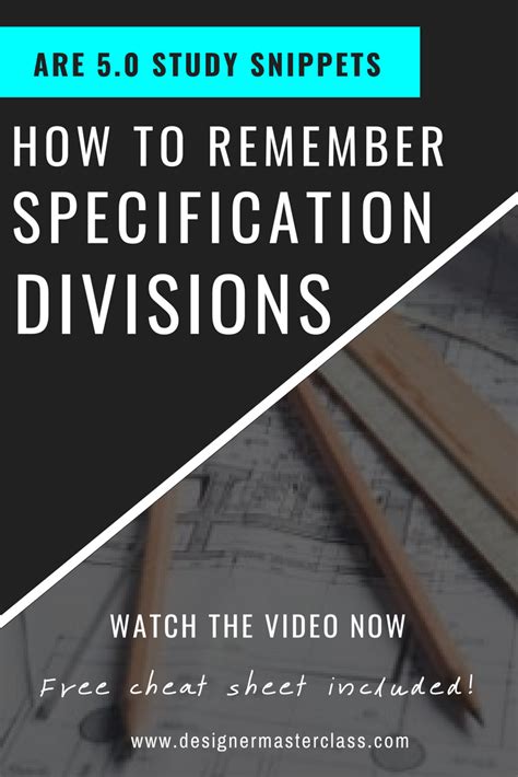 Aia Specification Divisions