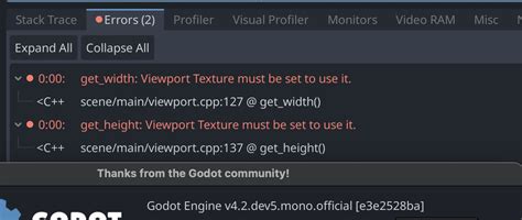 False Error Viewport Texture Must Be Set To Use It · Issue 66247